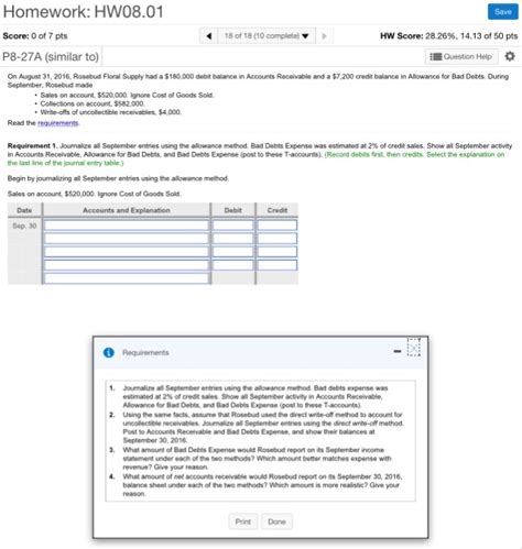 Solved Homework Hw08 01 Save Score 0 Of 7 Pts 18 Of 18 10