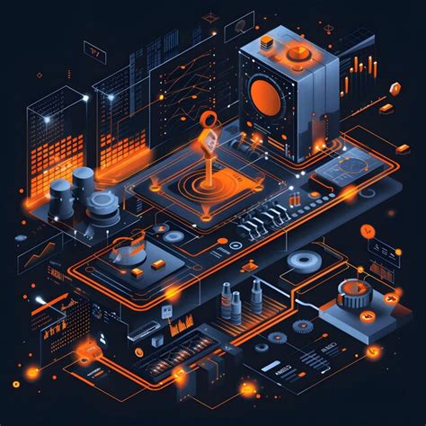 Premium Photo Abstract Tech Analytics Dark Data Insights