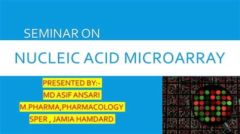 Nucleic Acid Microarraypptx