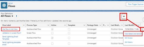 How To Use Salesforce Flow In List View