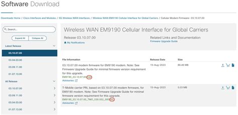 Upgrade Cellular Gateway And Modem Firmware Cisco