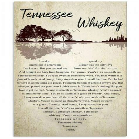 Tennessee Whiskey Lyrics Artofit