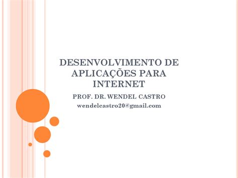 Html Introdução A História Conceitos Básicos E Sintaxe Do Html Docsity