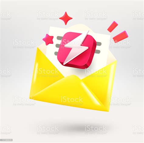 스팸 개념이 있는 노란색 종이 봉투 흰색으로 격리된 3d 벡터 아이콘 3차원 형태에 대한 스톡 벡터 아트 및 기타 이미지 3차원 형태 바이러스 스팸 Istock