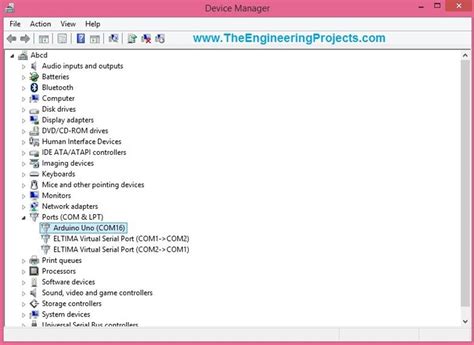 Installation Of Arduino Driver In Windows The Engineering Projects