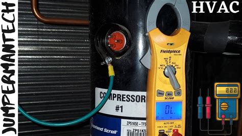 HVAC How To Check The Windings Of A 3 Phase Compressor Check For Any Grounds A C