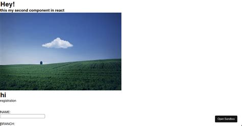 React Codesandbox React Codesandbox