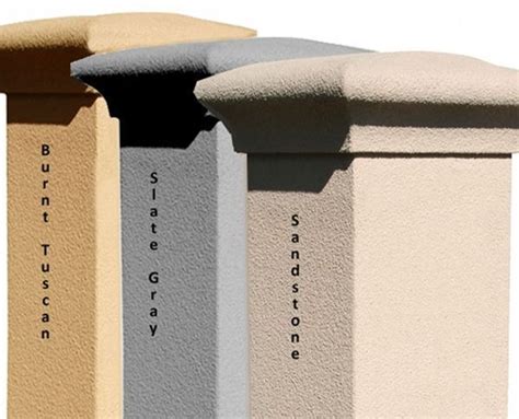 Stucco Column Only For Manchester Non Locking Mount Mailbox Mounted