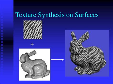 Ppt Texture Synthesis On Surfaces Powerpoint Presentation Free