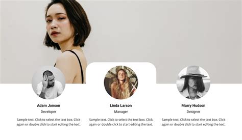 Meet The Best Employees Css Template By Nicepage