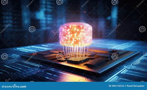 Intelligence Neuromorphic Computer Create Stock Illustration Illustration Of Node