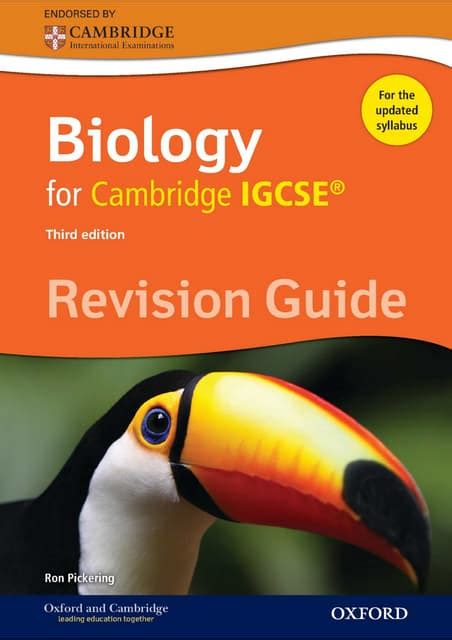 Igcse Biology 0610 Introduction To Biology Characteristics Of