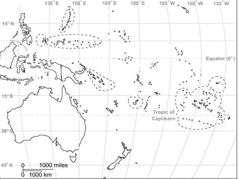 Контурная карта по географии 7 класс австралия и океания политическая карта