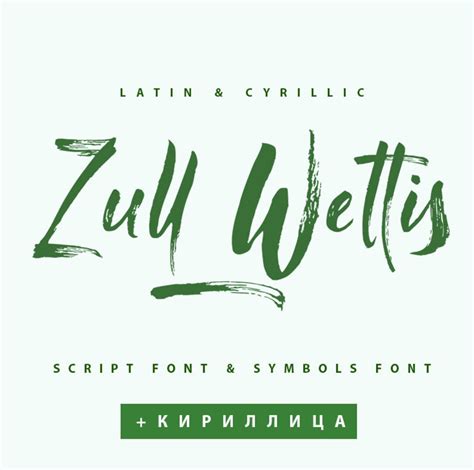 Cyrillic Texture Brush Script Font With Tails Handwritten Cursive Font Calligraphy Cyrillic