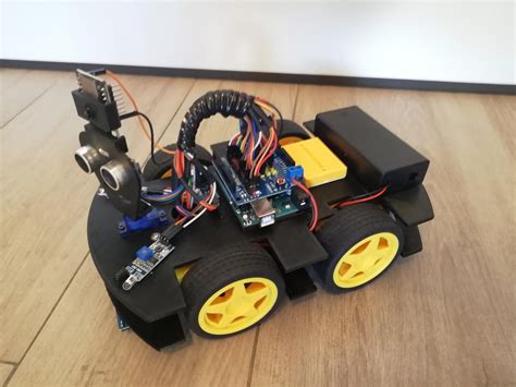 Arduino Esp32 All In One Robot Obstacle Avoiding Line Tracking