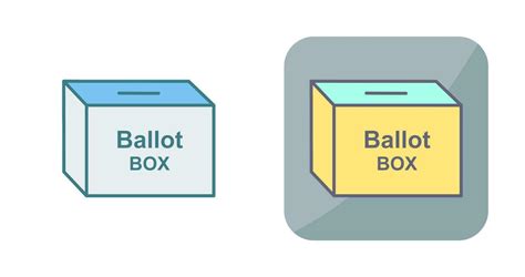 Ballot Box Vector Icon 33667780 Vector Art At Vecteezy