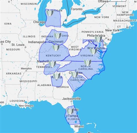 Field Service Areas For Medical And Lab Equipment Maintenance And Repair