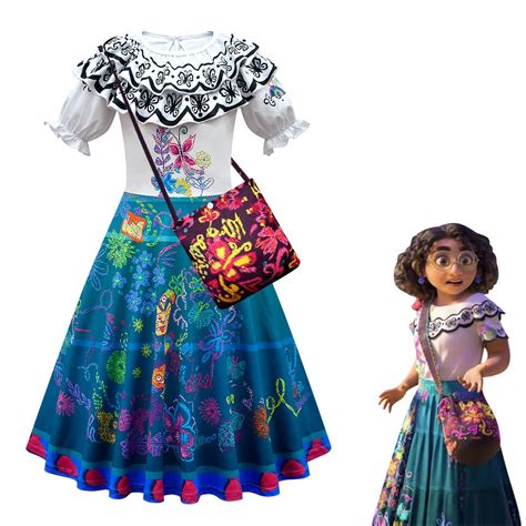 Encanto Encanto Mirabel Madrigal Cosplay Costume Girl Dress Woman Fancy
