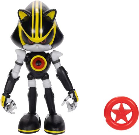 Sonic The Hedgehog 4 Inch Metal Sonic 30 Action Figure With Red Star