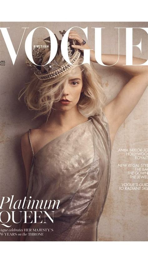 Anya Taylor Joy By Craig McDean Vogue UK Anya Taylor Joy Vogue Craig Mcdean