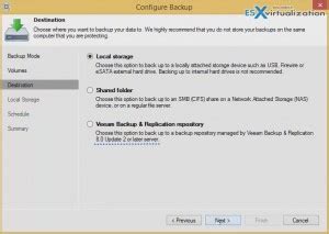 Free Veeam Endpoint Backup Released ESX Virtualization