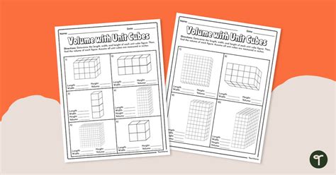 Counting Cubes To Find Volume Worksheets Grade 5 Math 11 7 Find