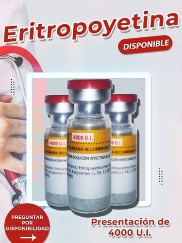 Eritropoyetina Humana 4000 Ui Mercadolibre