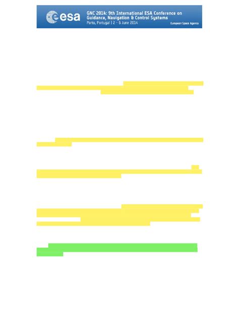 Guidance Navigation And Control Performance For The Goes R Spacecraft Pdf Astronomy Outer