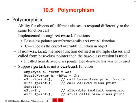 Capitolo 10 Virtual Functions And Polymorphism Ppt Download