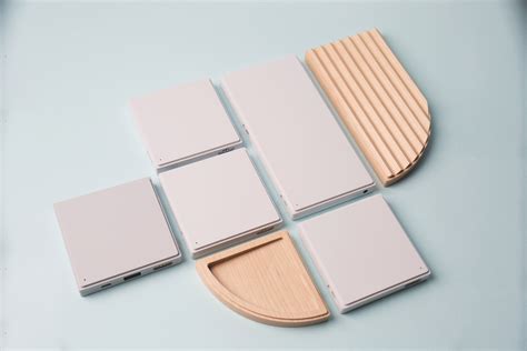 Wireless Charging Island Combines Wooden Elements With Power Pads