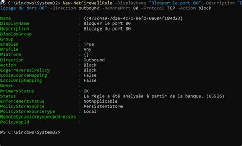 Commandes Powershell Pour Le Pare Feu Windows Get Netfirewallprofile Get Netfirewallrule