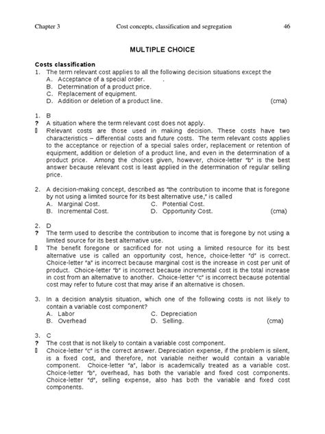 Chap 3 Costs Concepts Pdf Regression Analysis Linear Regression