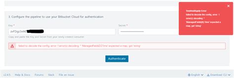 Rancher 245 Error Creating Pipeline W Bitbucket Suse Rancher