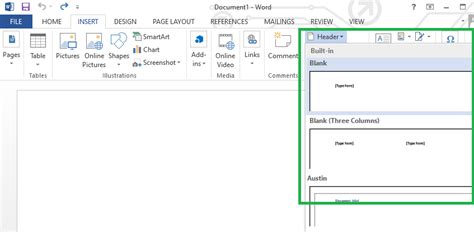 Header In Word Document Headers In Word Mgnar