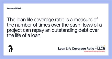 Loan Life Coverage Ratio Formula Best Loan Insurance