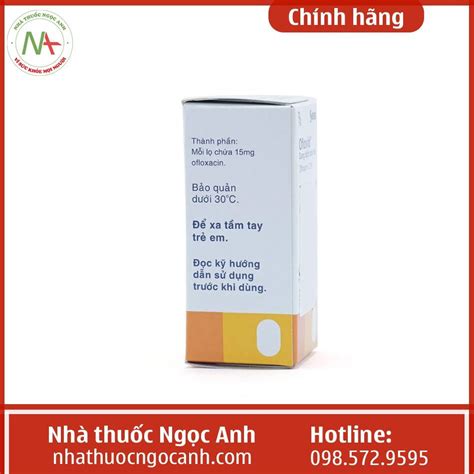 Thuốc Nhỏ Mắt Oflovid 0 3 15mg 5ml Giá Bao Nhiêu Mua ở đâu
