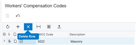Can You Delete Workers Comp Codes From The System Community
