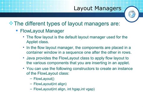 Gui Programming In Java Ppt