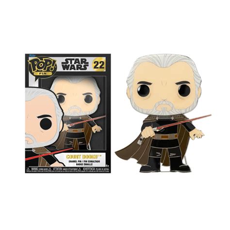Pin Esmaltado Count Dooku Funko Pop 22 Star Wars Opción A Shop