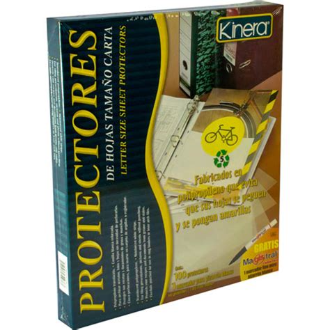 Protector De Hojas Con 100 Piezas Papelería Lumen
