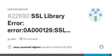 Ssl Library Error Error0a000126ssl Routinesunexpected Eof While