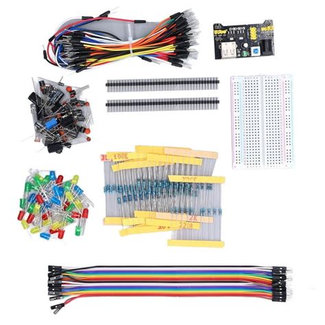Ylshrf Electronic Component Kit Assortment Breadboard Capacitor