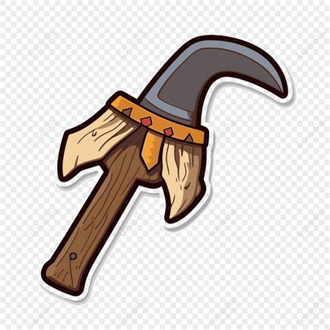 나무 일러스트 손잡이가 있는 도끼 스티커를 붙입니다 벡터상표큰 도끼 Png 일러스트 무료 다운로드 Lovepik
