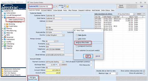 Drop Ship Sales Order PO Process