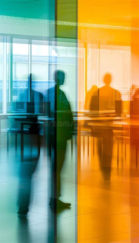 Manufacturing Background Dynamic Colorful Factory Silhouettes In