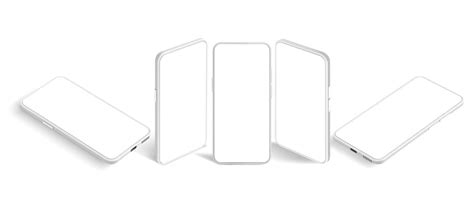 Page 4 White Phone Mockup Vector Art Icons And Graphics For Free