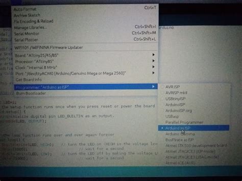 How To Burn Attiny85 Using Arduino Mega As Isp 5 Steps Instructables