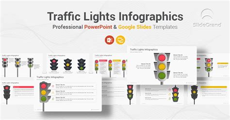 traffic lights infographics powerpoint presentation template designs