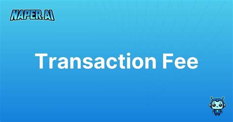 Transaction Fee Cost Implications In E Commerce