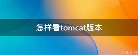怎样看tomcat版本 业百科